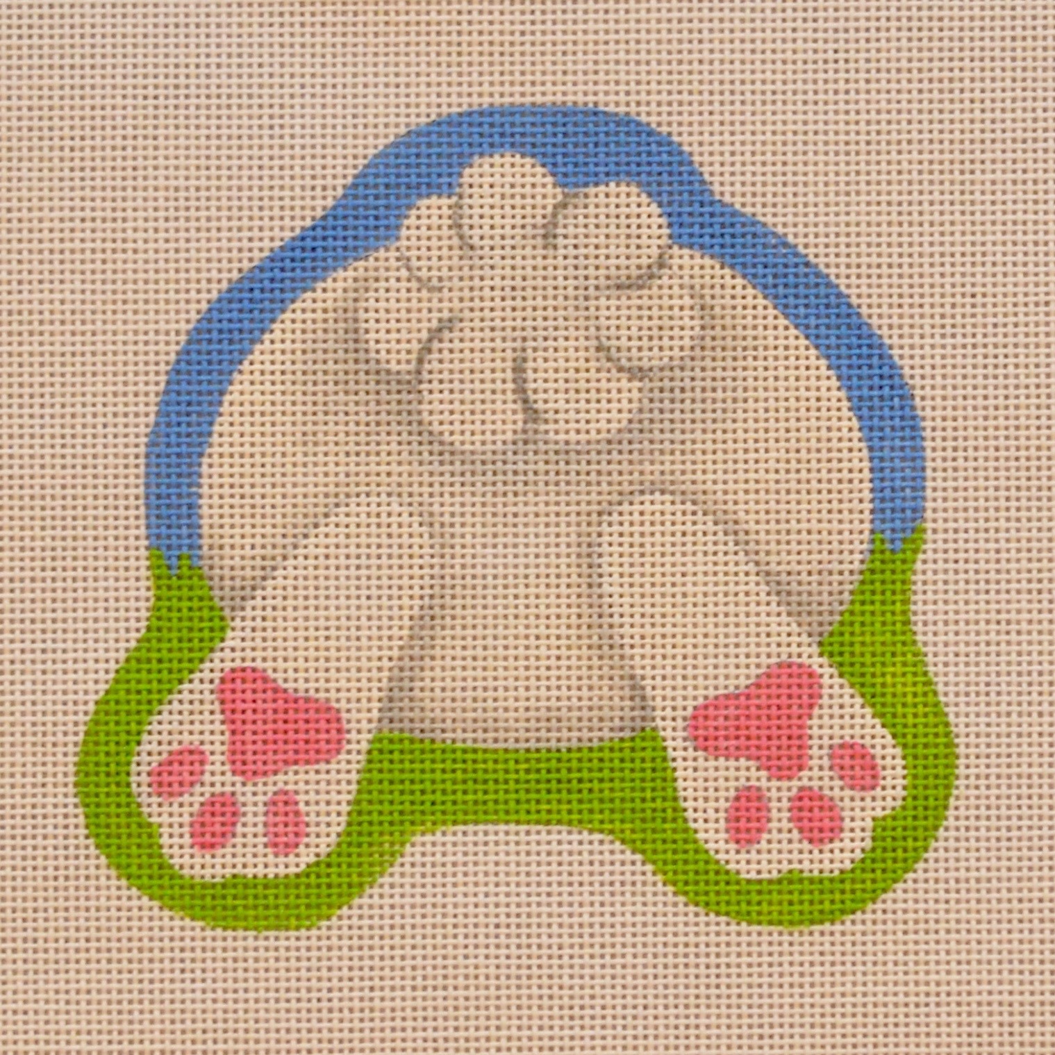 Easter Needlepoint design, Needlepoint canvases |easter bunnies ...