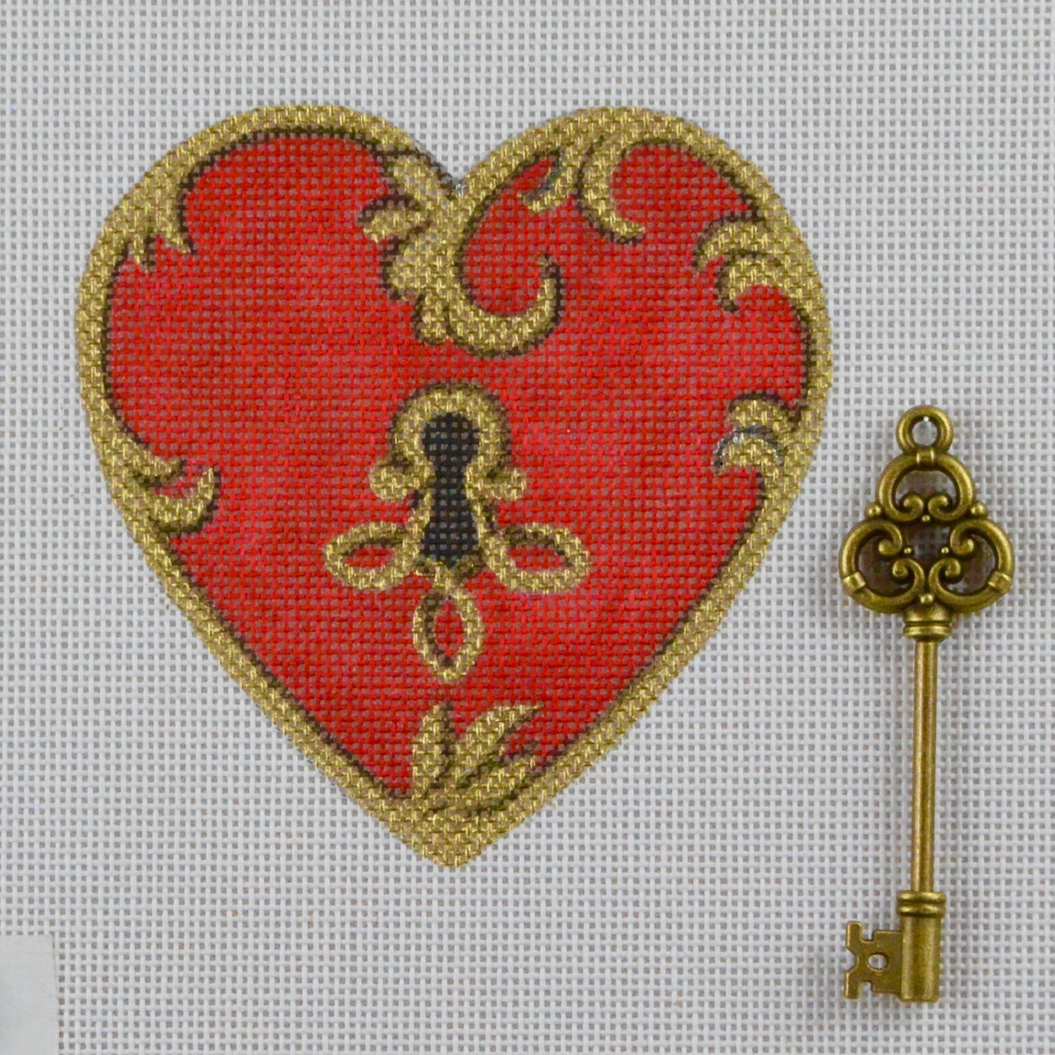 Hearts Needlepoint Designs, Needlepoint Canvases | Bright Colors ...
