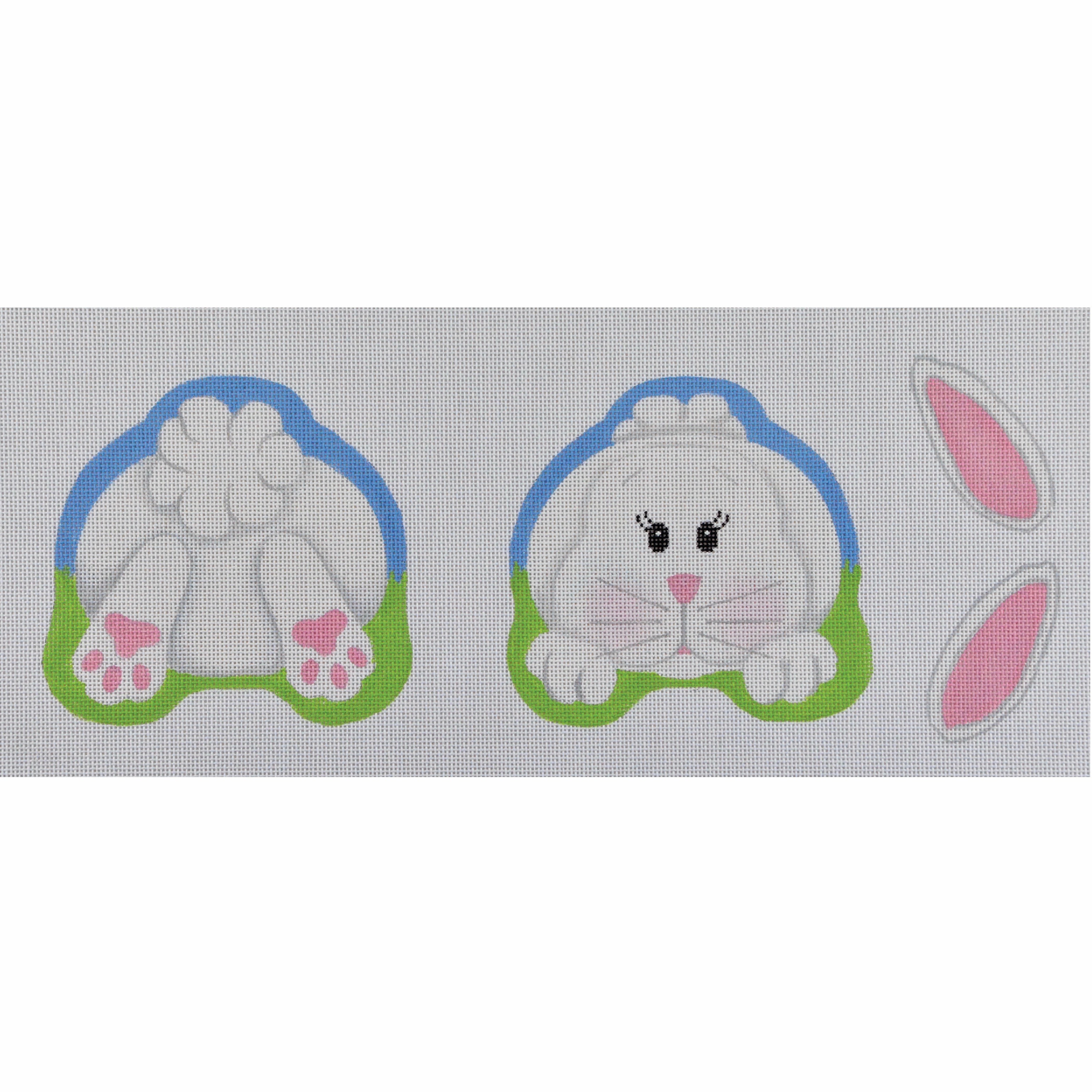 Easter Needlepoint design, Needlepoint canvases |easter bunnies ...