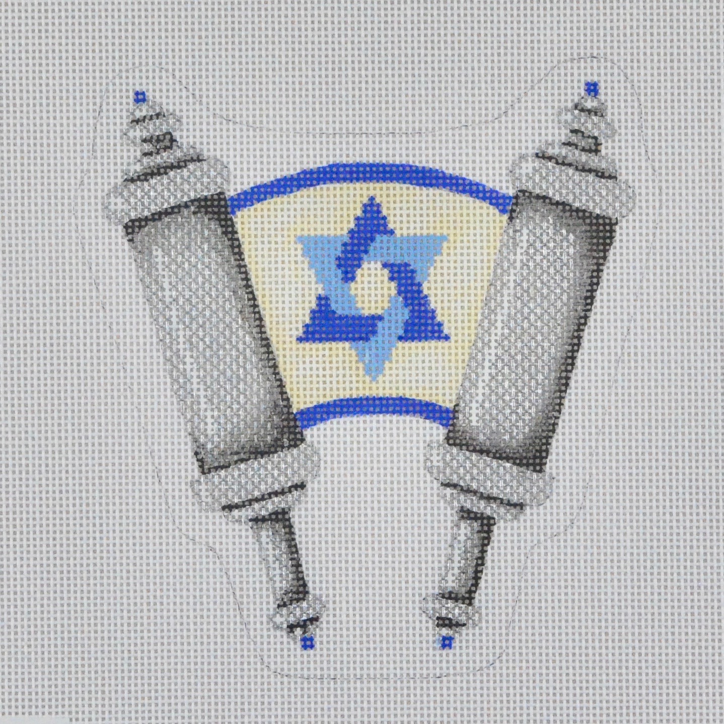 Judaic needlepoint designs, Needlepoint canvases, Hannukah Holiday ...