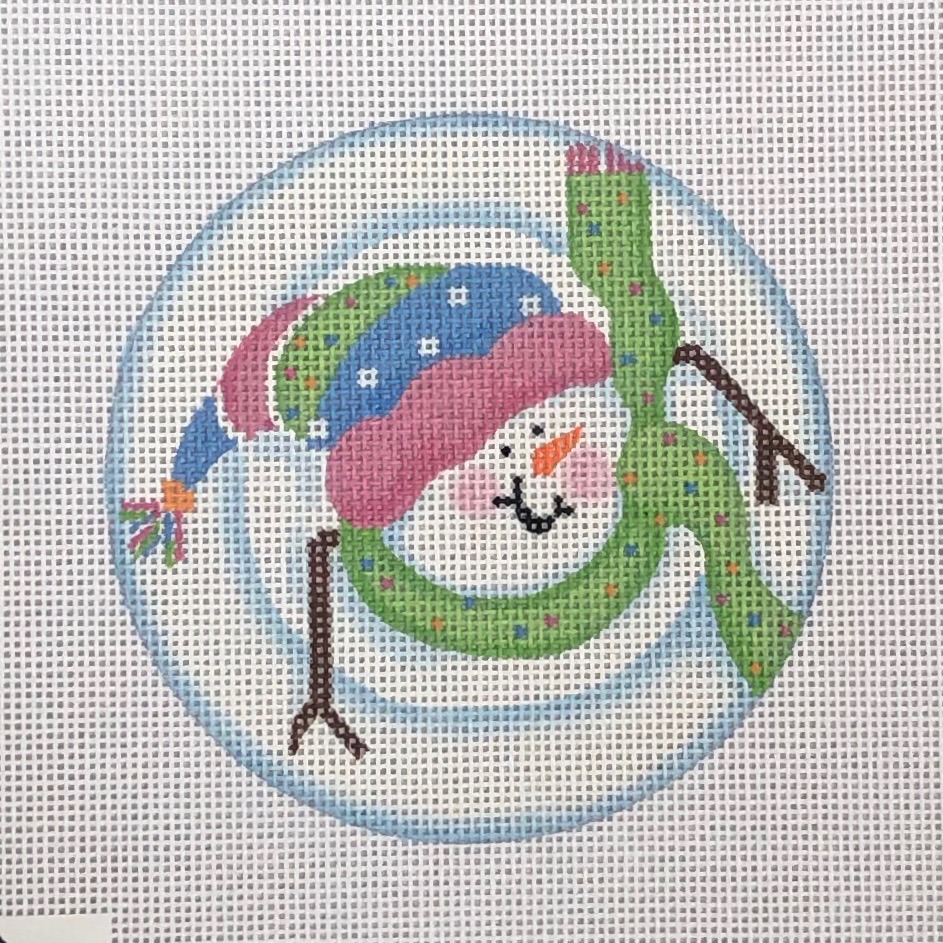 Snowmen Needlepoint Designs, Needlepoint Canvases | Snowmen with Hats ...